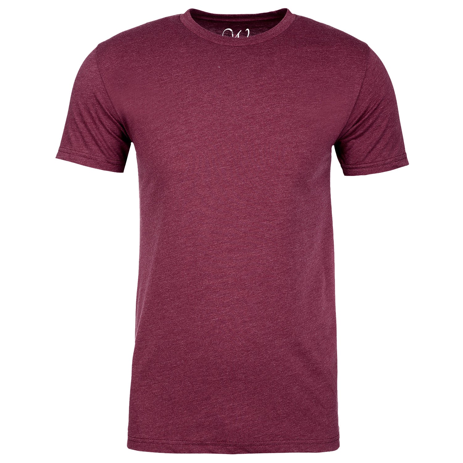 EWC-100HMN Heather Maroon Ultra Soft Sueded Crew Neck T-shirt – Ethan ...